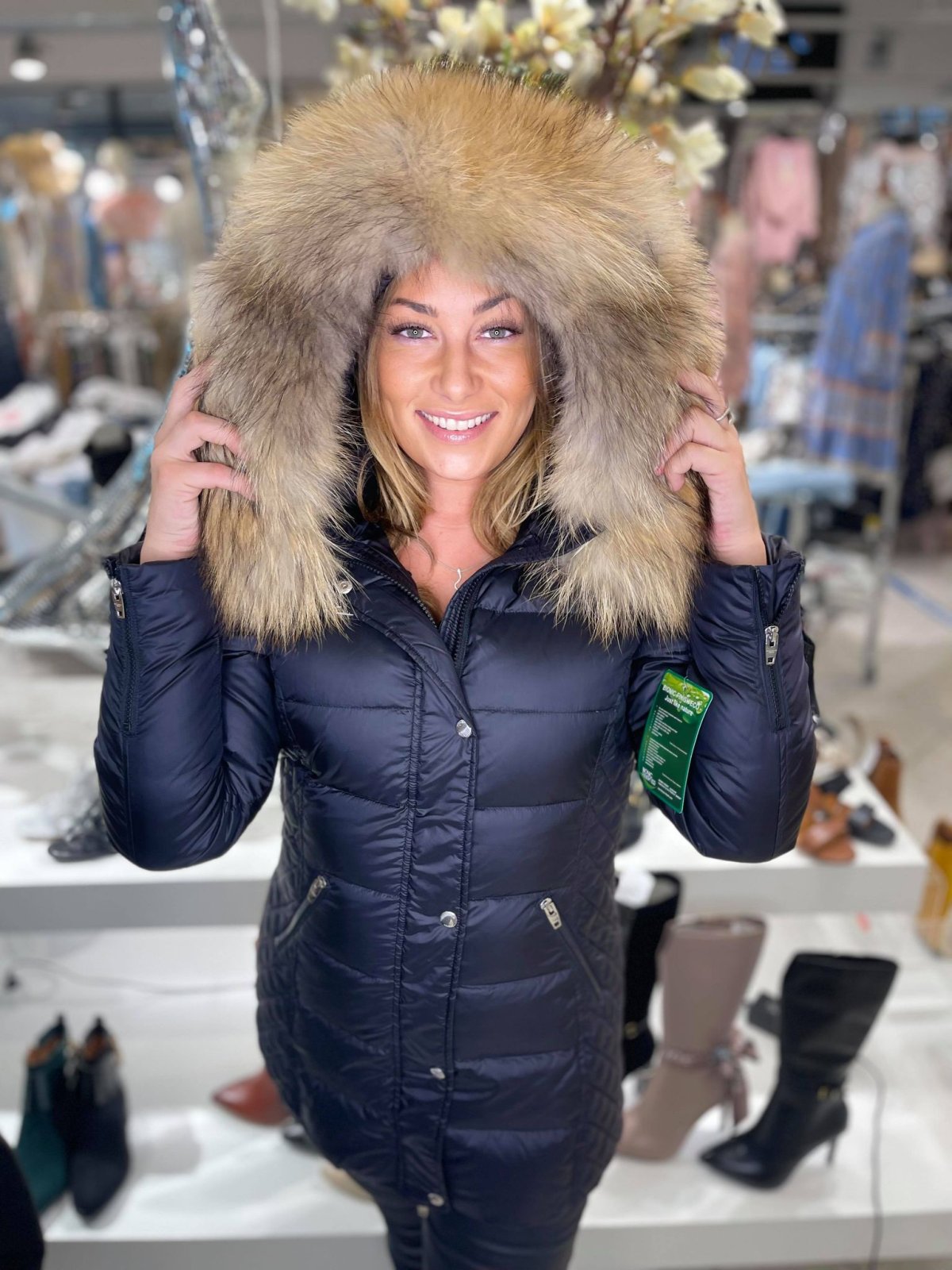 BEAM MID FUR-BLACK/NATUR - ROCKANDBLUE JAKKER - LA GAZELLE